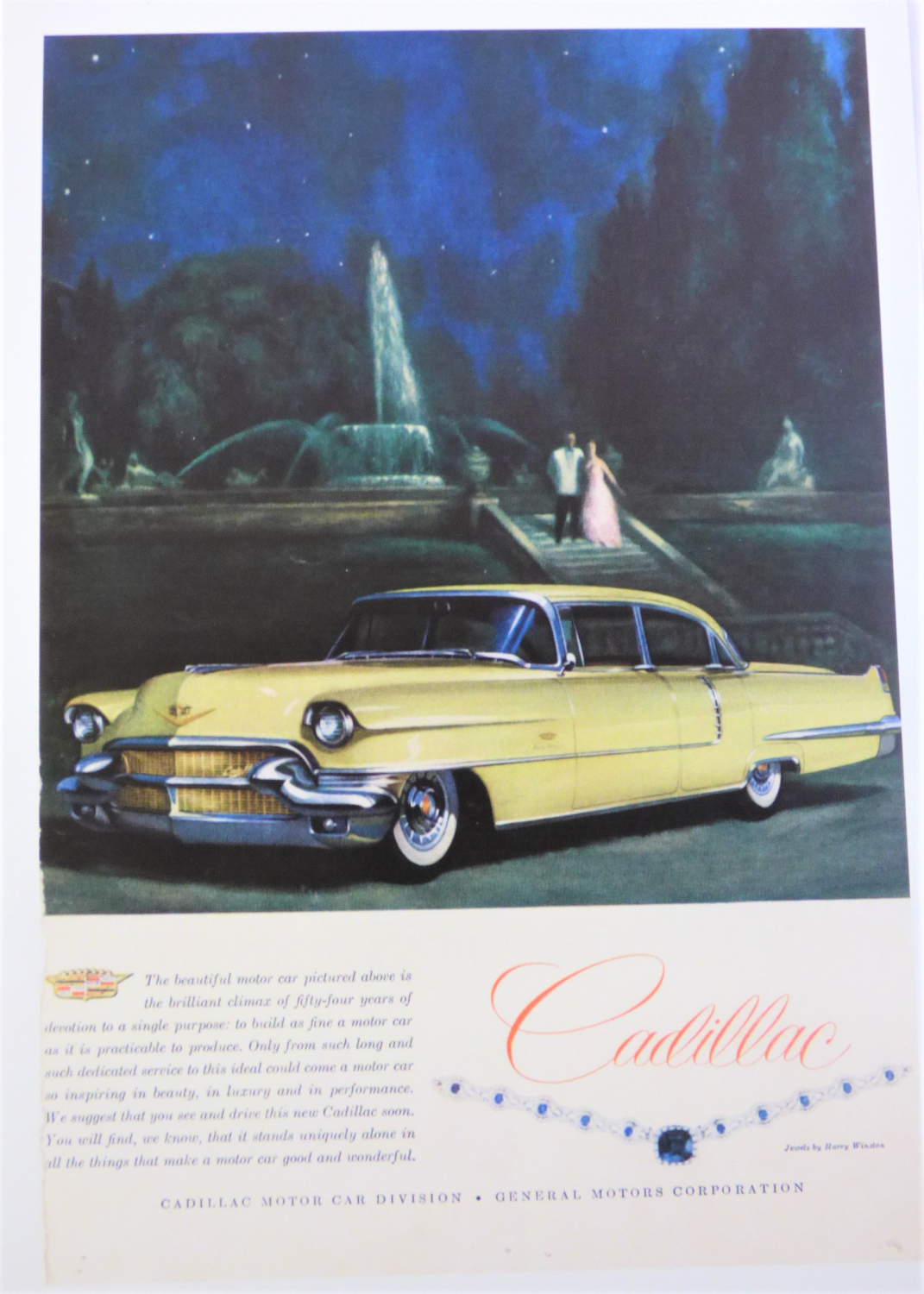 Cadillac Sixty 4 door sedan 1960 A4 Classic car poster | Promod - Dolia ...